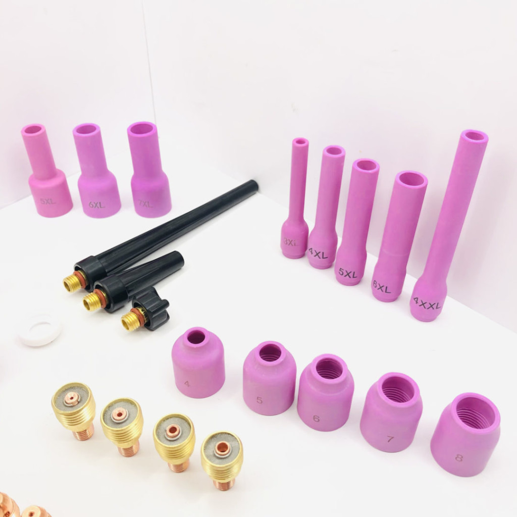 Assortiment de buses TIG soudure Acier Alu Inox 45 pièces - Discount ...