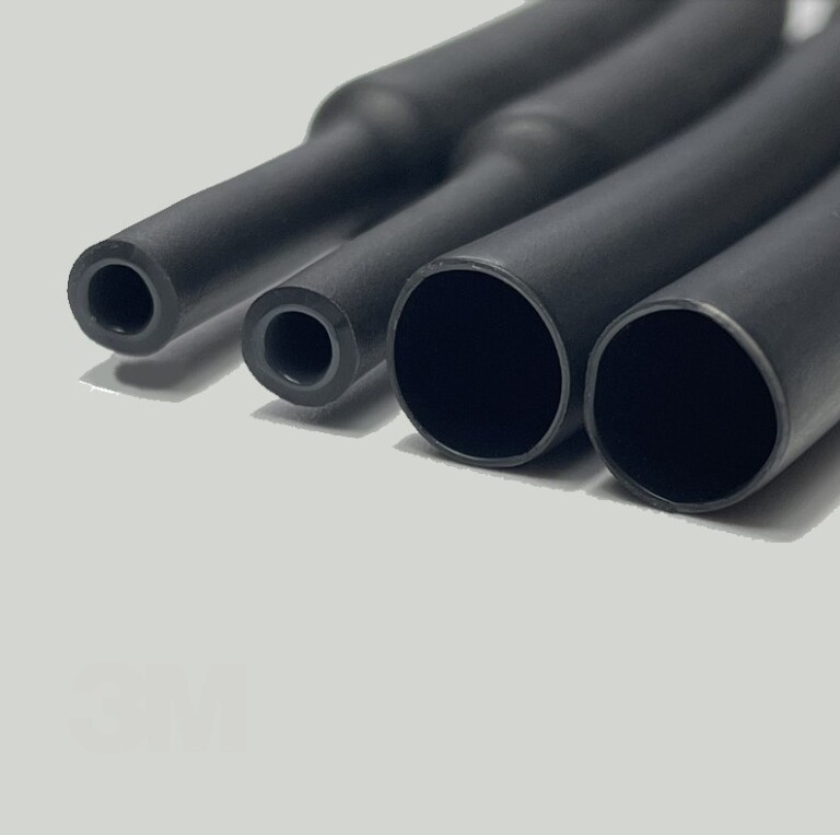 Gaine thermo rétractable Noire 2:1, diamètre 3 à 25mm Longueur 5 mètres ...