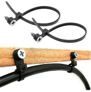 Colliers rislan géants renforcés colson 10mm x 30cm Noirs 100 pièces ...