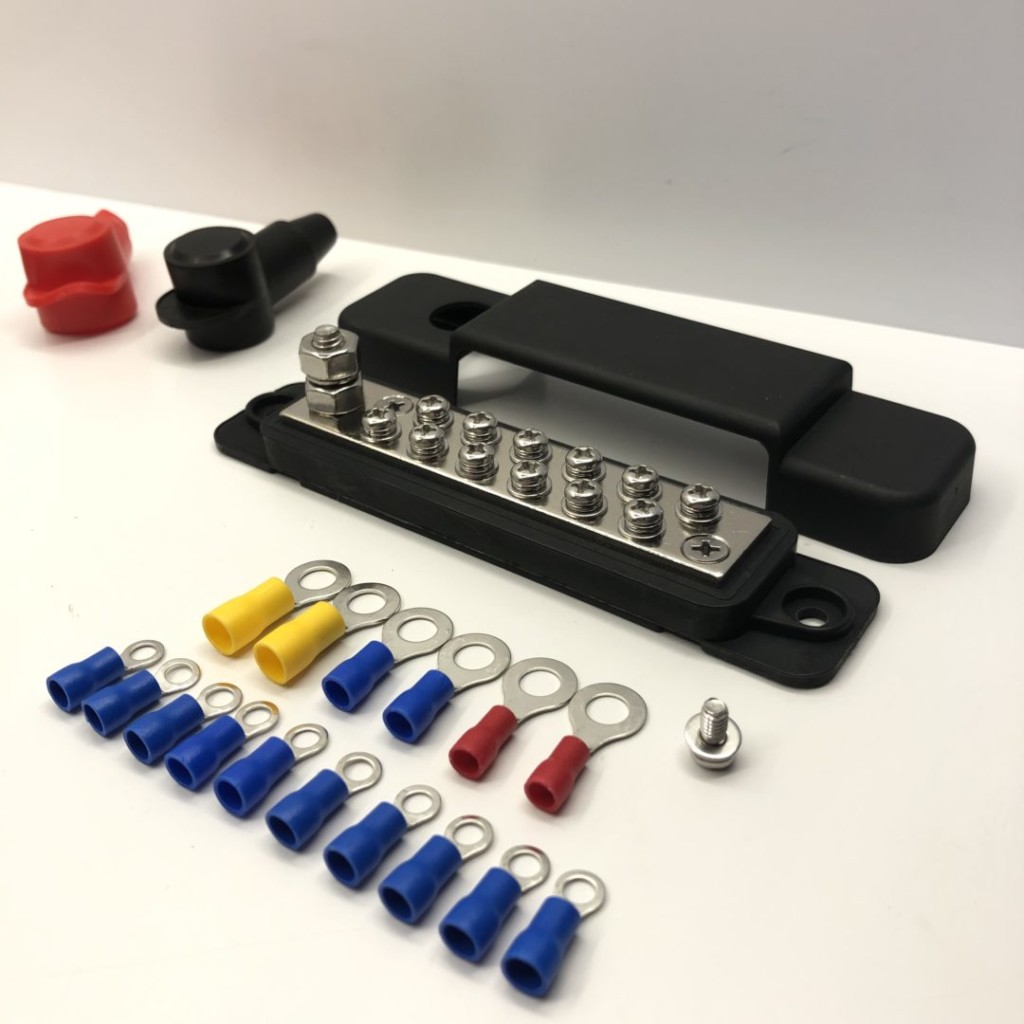 Borniers de puissance 240 ampères 600 volts positif et négatif avec ...