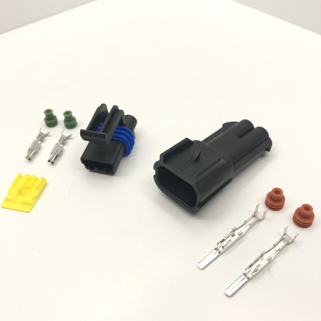 Connecteurs électriques AMP superseal 2 voies série: 2.8 30 ampères 24V - Discount AutoSport