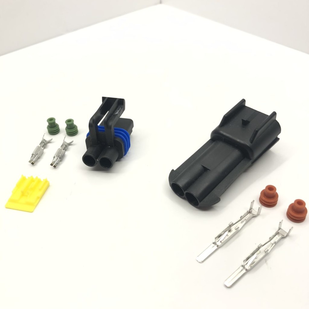 Connecteurs électriques AMP superseal 2 voies série: 2.8 30 ampères 24V - Discount AutoSport