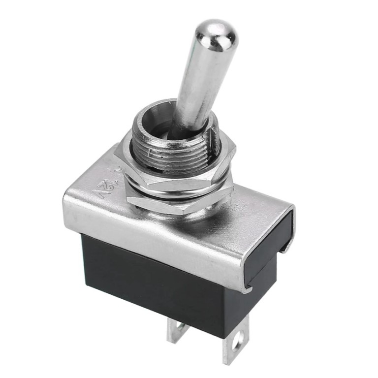 Interrupteur à levier on / off 12V 25 ampères "Toggle Switch" pour circuit électrique - Discount ...