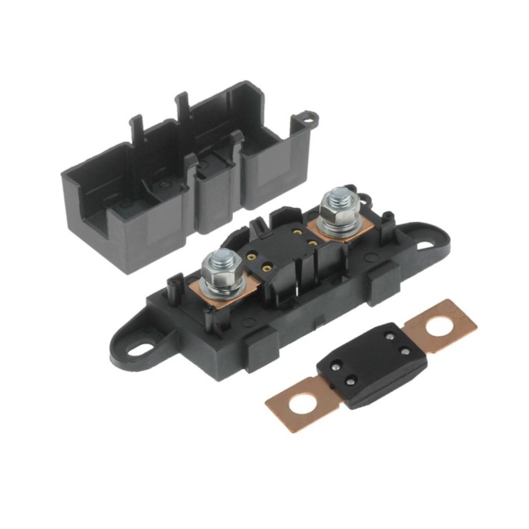 Porte fusible ANL + fusible 100 ampères 12 volts haute puissance 500 ...