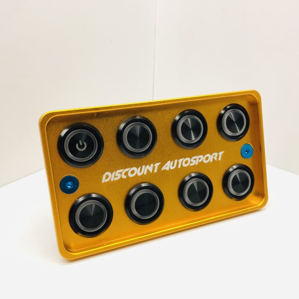 Platine de démarrage CNC Gold 8 interrupteurs ronds en aluminium PDM ...