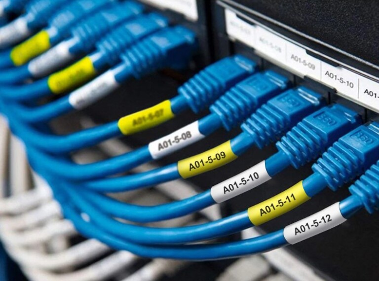 Gaine thermo rétractable pour étiqueteuse Brother P-touch (6,9,12,18 ...