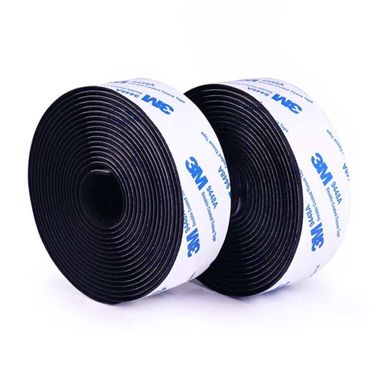 Velcro / scratch autocollant 3M 9448 Noir – Mâle & femelle – largeur 16 ...