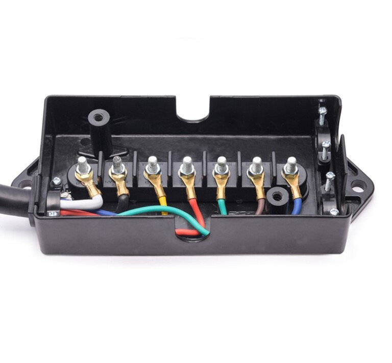 Boite bornier de raccordement électrique étanche 7 bornes 30 ampères 12 ...