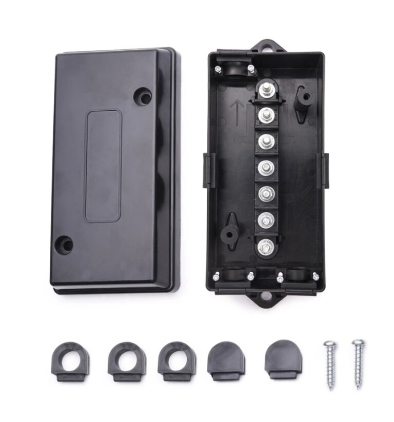 Boite bornier de raccordement électrique étanche 7 bornes 30 ampères 12 ...