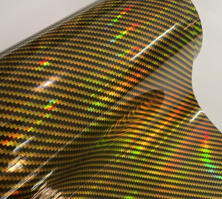 Covering carbone kevlar chrome laser Largeur 1.52M - Discount AutoSport