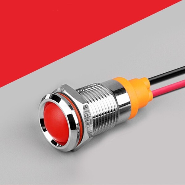 Voyant lumineux LED 10mm 12 volts Rouge, Vert, Jaune, Bleu - Discount ...