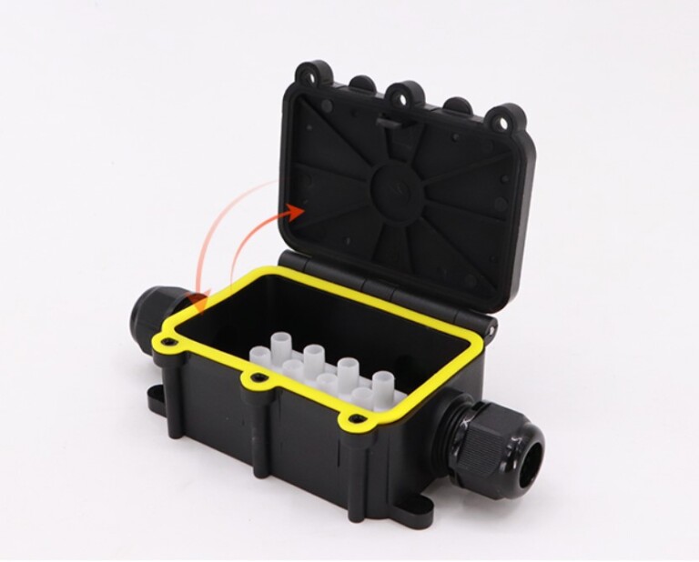 Boite de jonction électrique 2 à 6 voies étanche IP68 12V à 450V ...