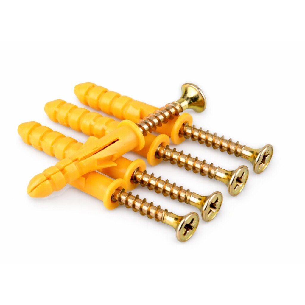 Kit de Fixation Murale pour Lampe LED Hexagone – 50 Chevilles + 50 Vis ...