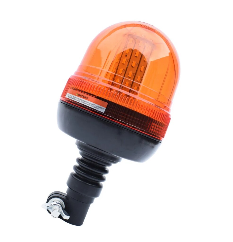 Gyrophare agricole tracteur LED orange 12 volts - Discount AutoSport