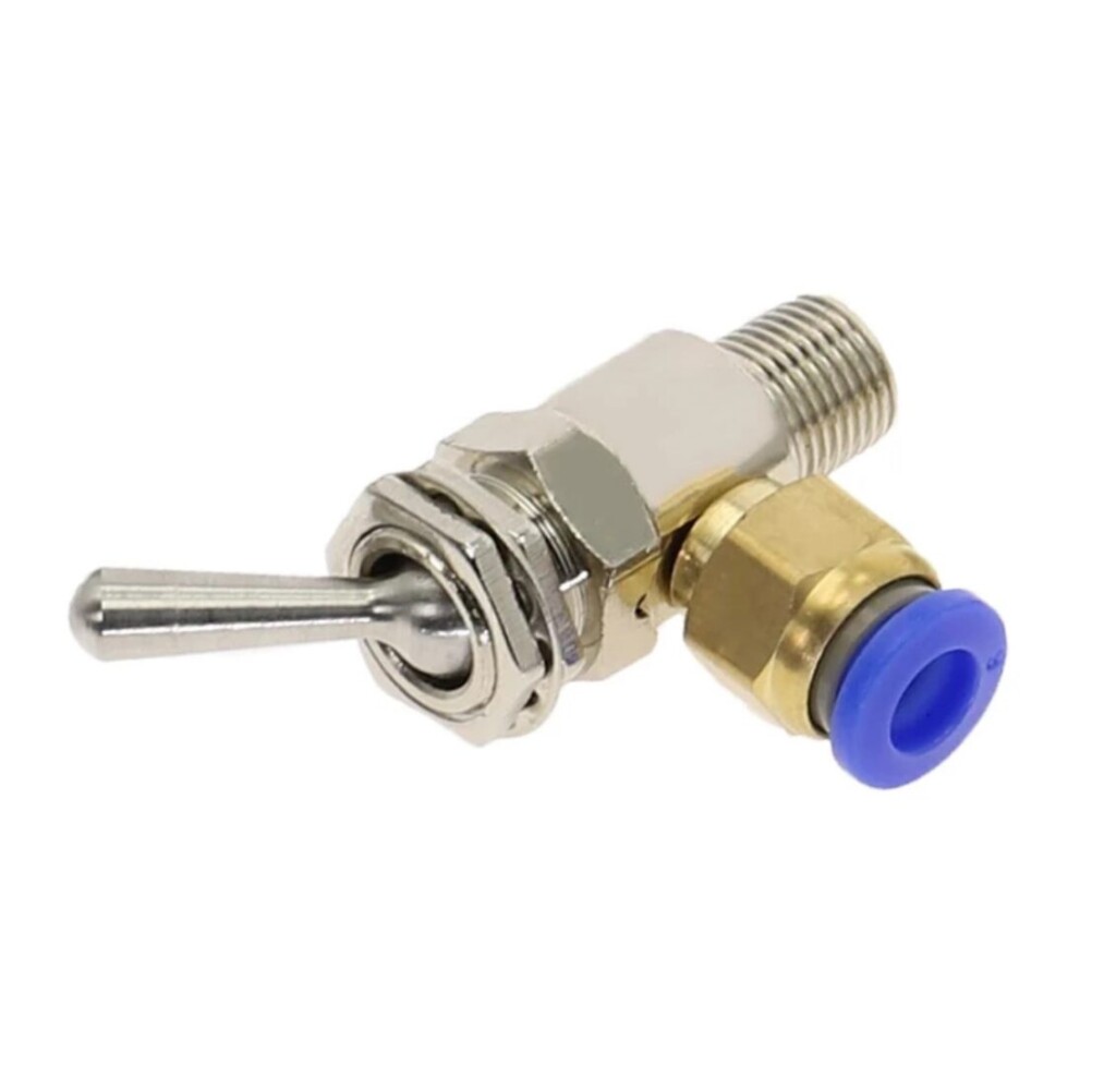 Interrupteur pneumatique vanne 2 positions diamètre 4,6,8mm - Discount AutoSport