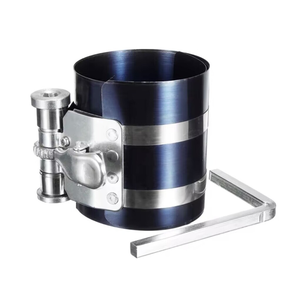Adjustable Piston Ring Clamp 53-175mm with Key - Motor Ring Compressor ...